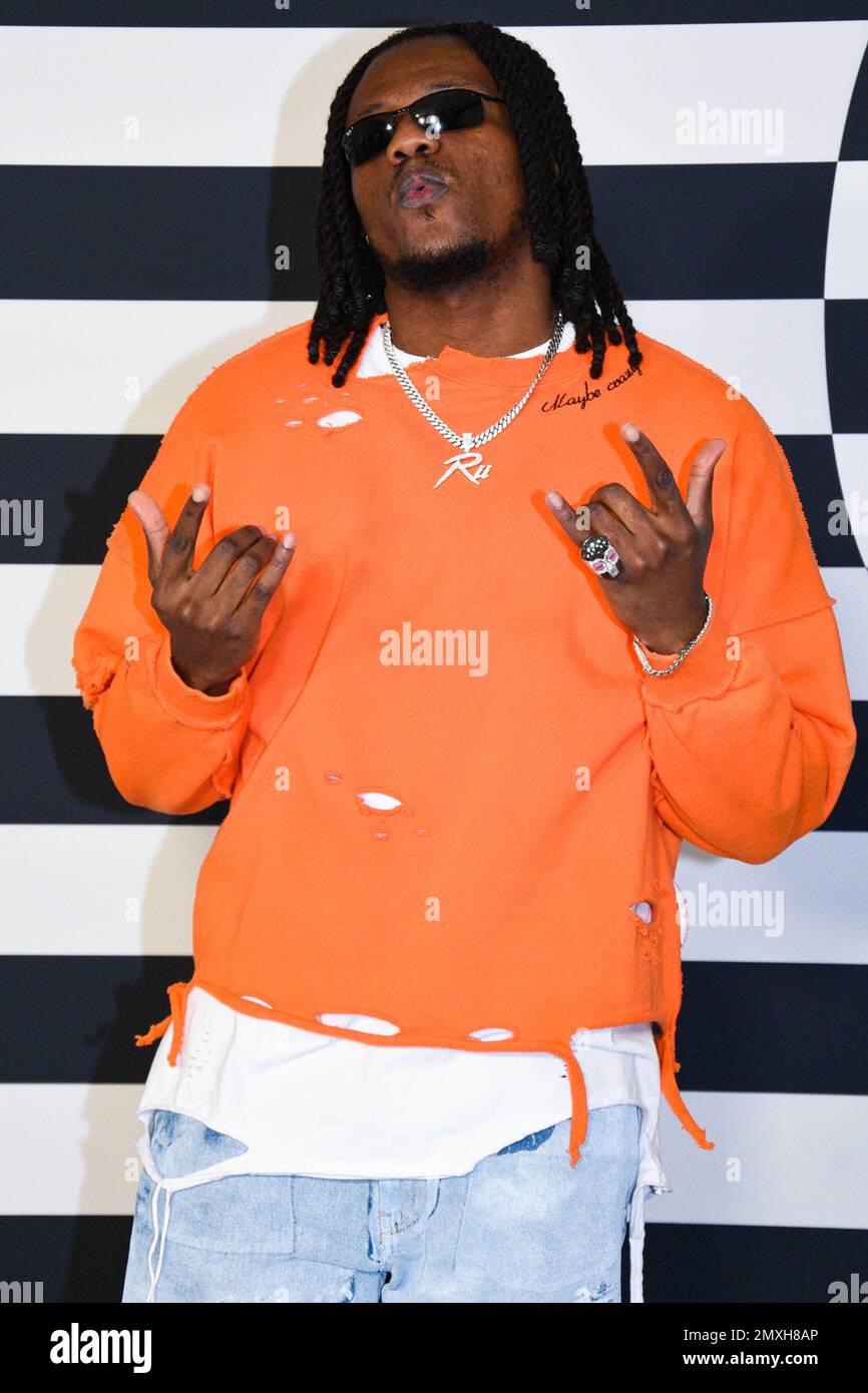 Pheelz at Warner Music Group's Grammy Pre-Party 2023, heald at the ...