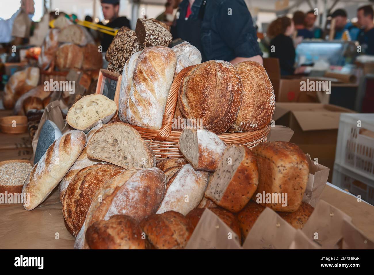 Different types sourdough bread hi-res stock photography and images - Alamy