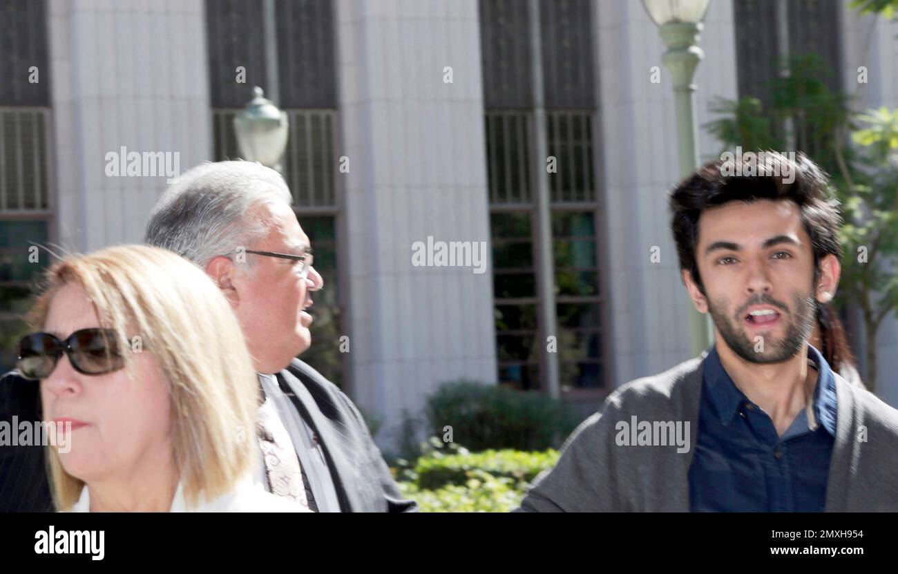 Former state Sen. Ron Calderon, second from left, and his wife Ana ...