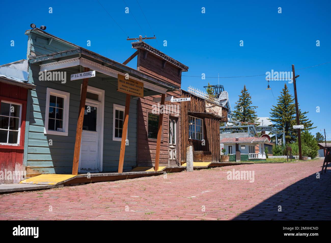 Butte, MT, USA - Jun 30, 2022: At the World Museum of Mining tourists ...