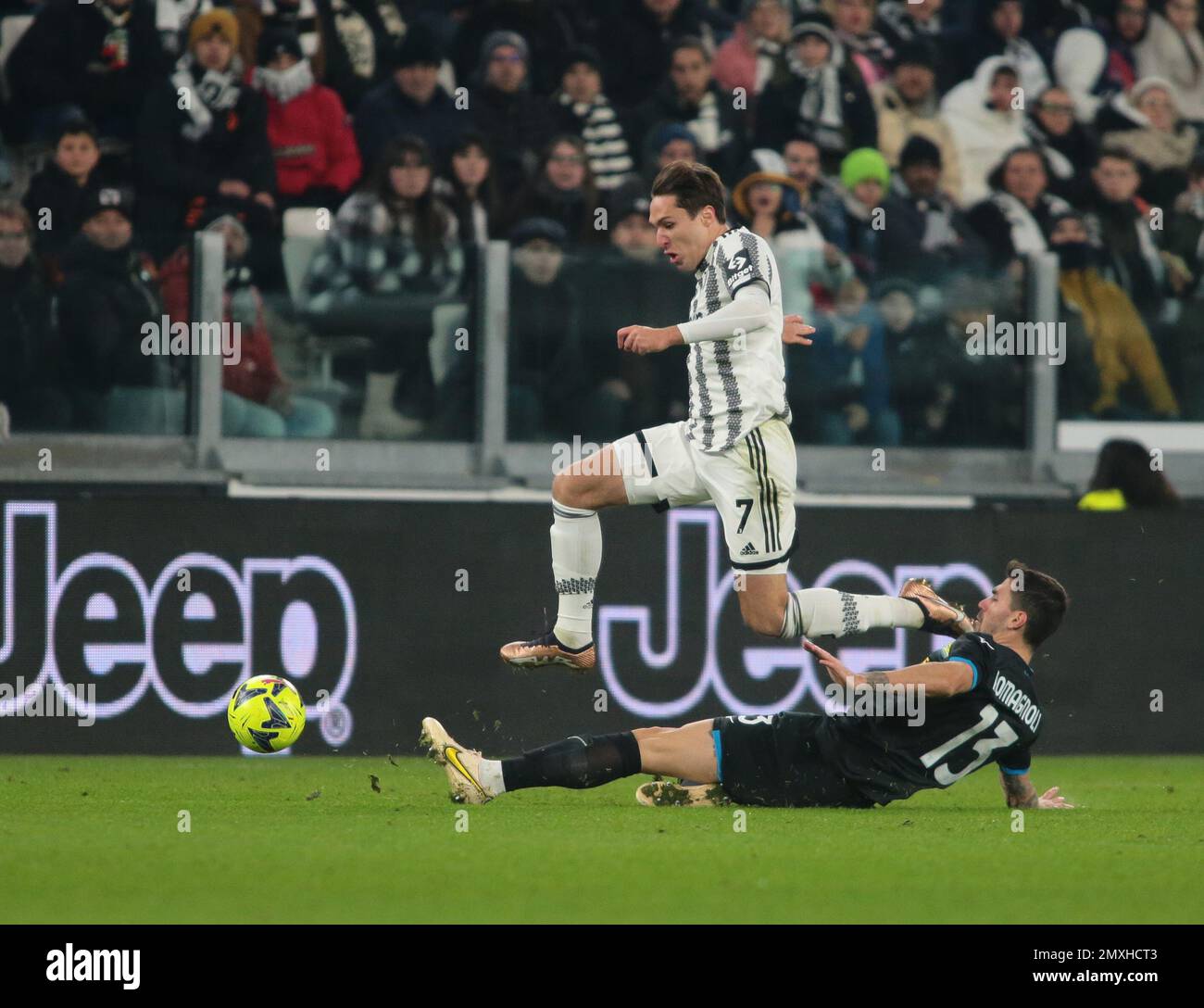 Federico Chiesa of Juventus during the italian Cup, football match ...
