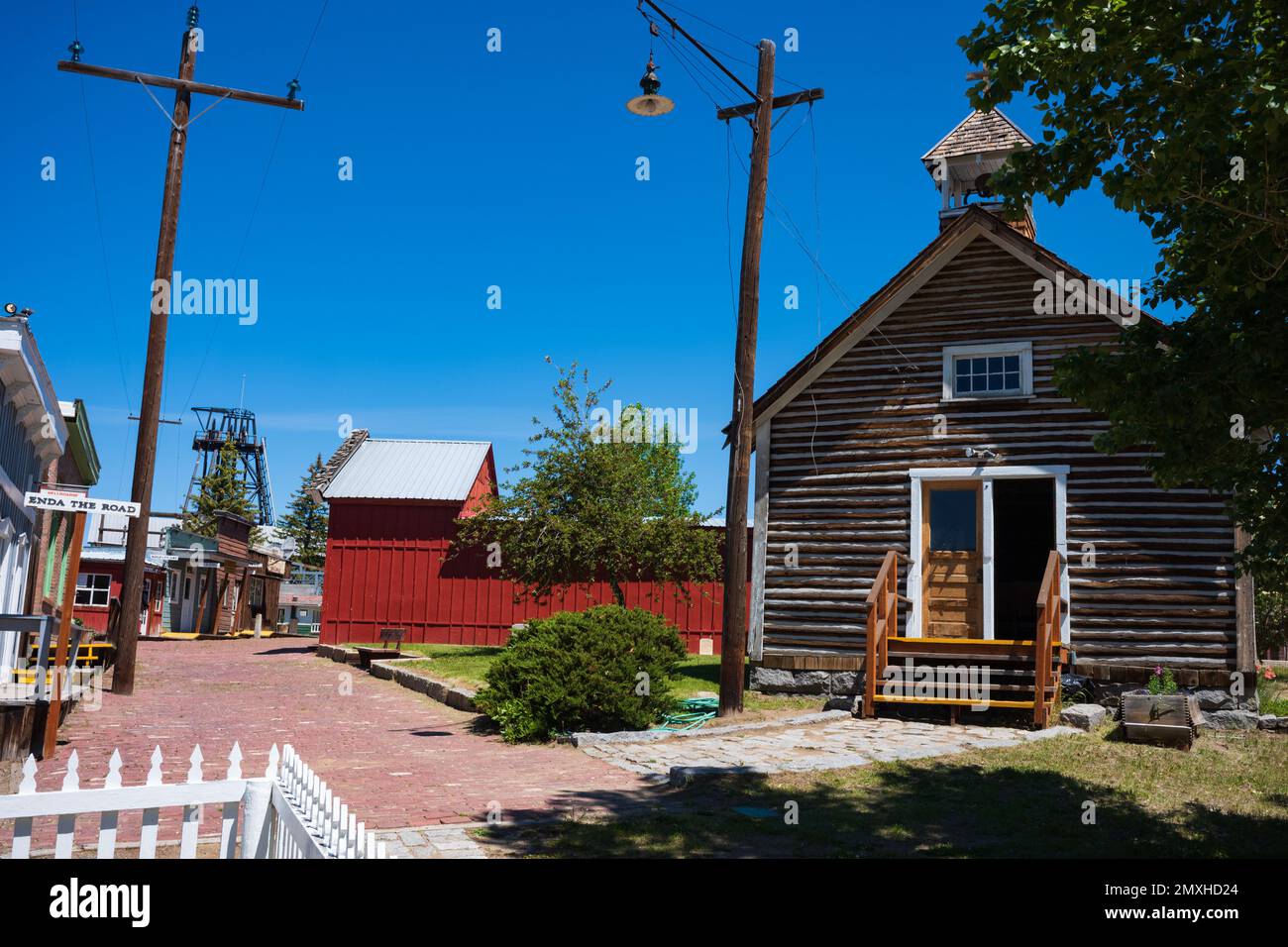 Butte, MT, USA - Jun 30, 2022: At the World Museum of Mining tourists ...