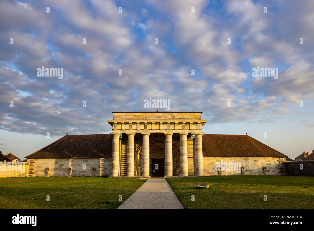 Royal salt work complex in Arc-et-Senans, UNESCO World Heritage Site ...