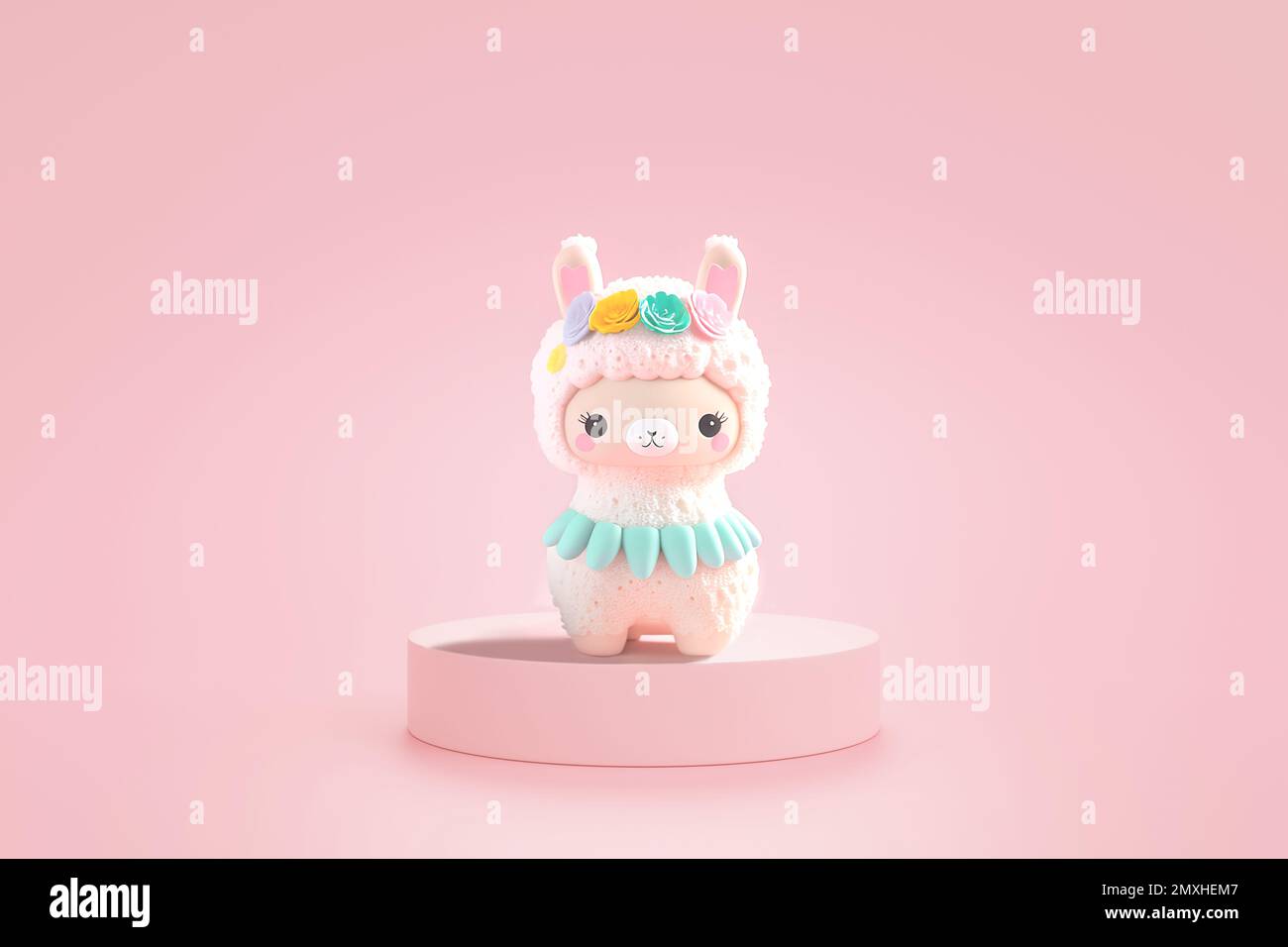 Pink llama hi-res stock photography and images - Alamy