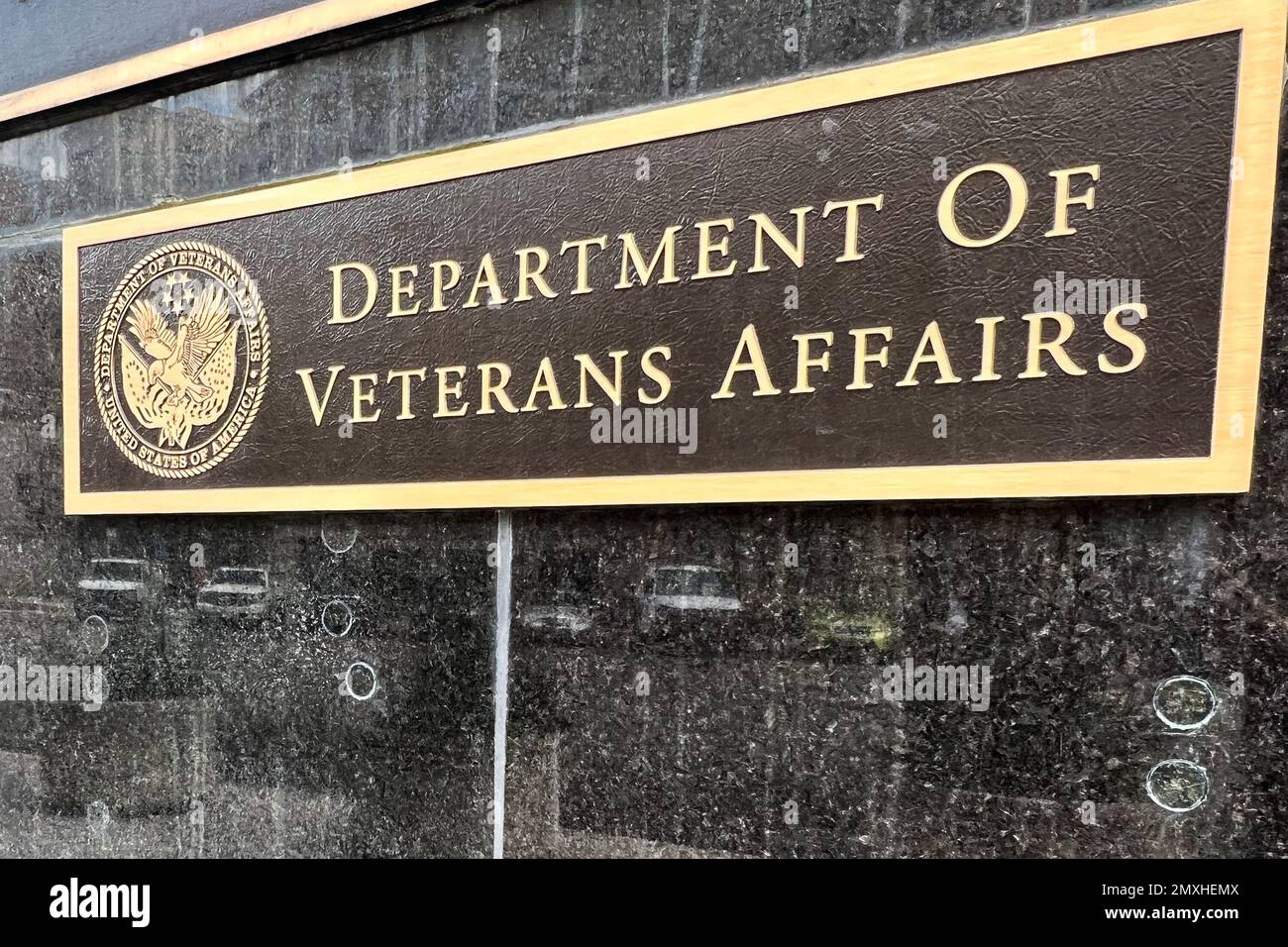 The headquarters of the Department of Veterans Affairs, seen on Jan. 26 ...