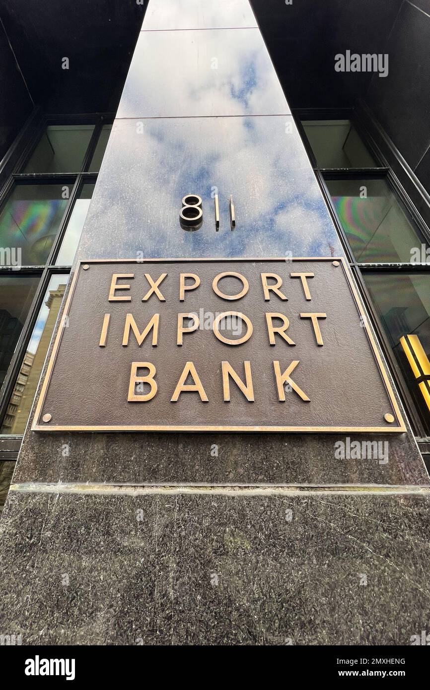 The headquarters of the Export Import Bank of the United States on Jan ...