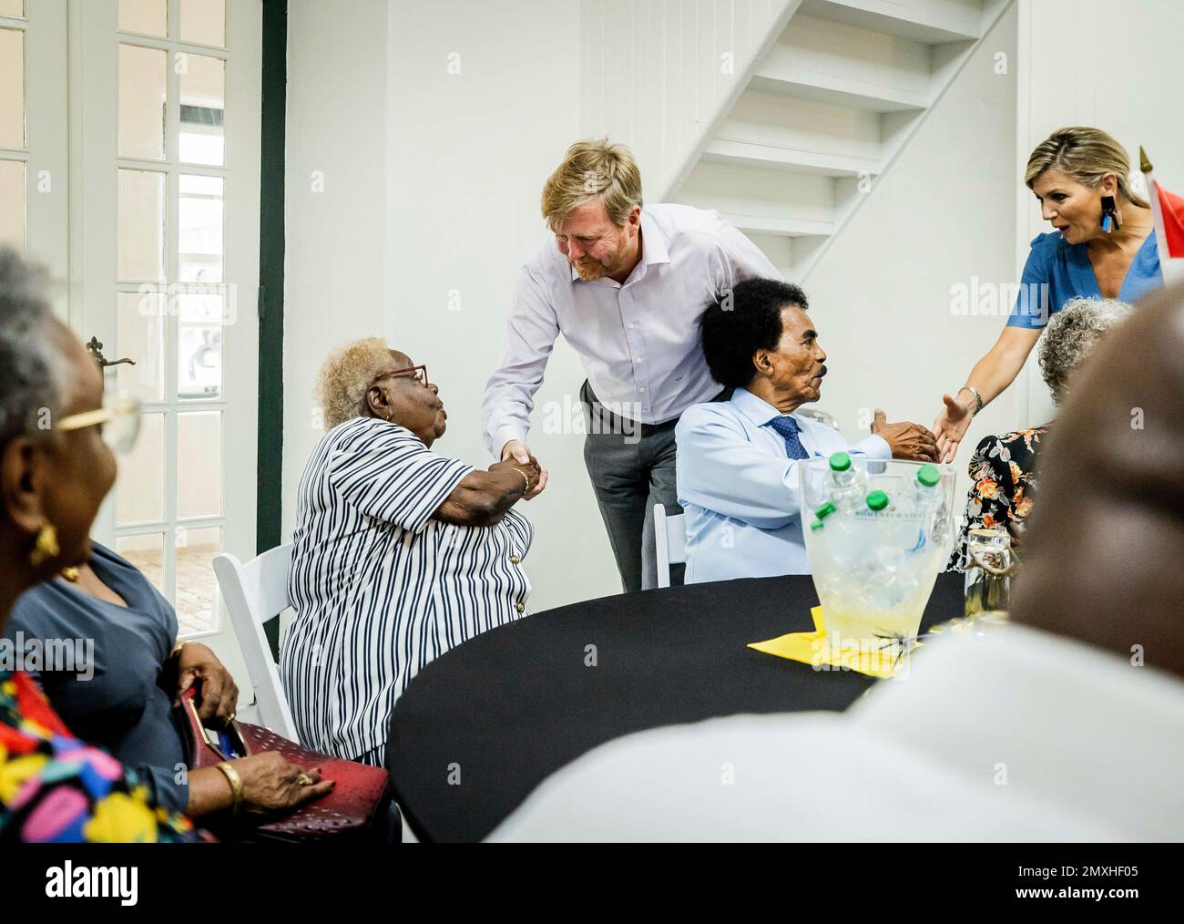 Bandabou, Niederlande. 03rd Feb, 2023. King Willem-Alexander and Queen ...