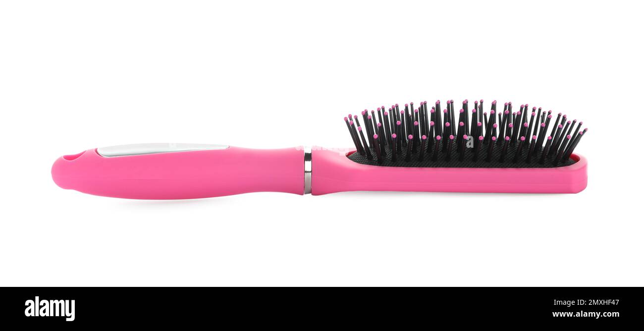 Paddle hair brush on Cut Out Stock Images & Pictures - Alamy