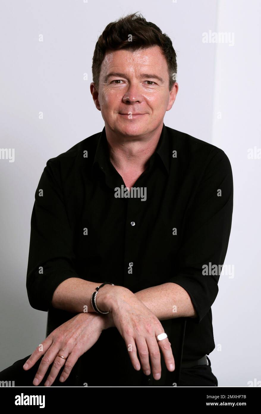 In this Aug. 9, 2016 photo, singer Rick Astley poses for photos in New ...