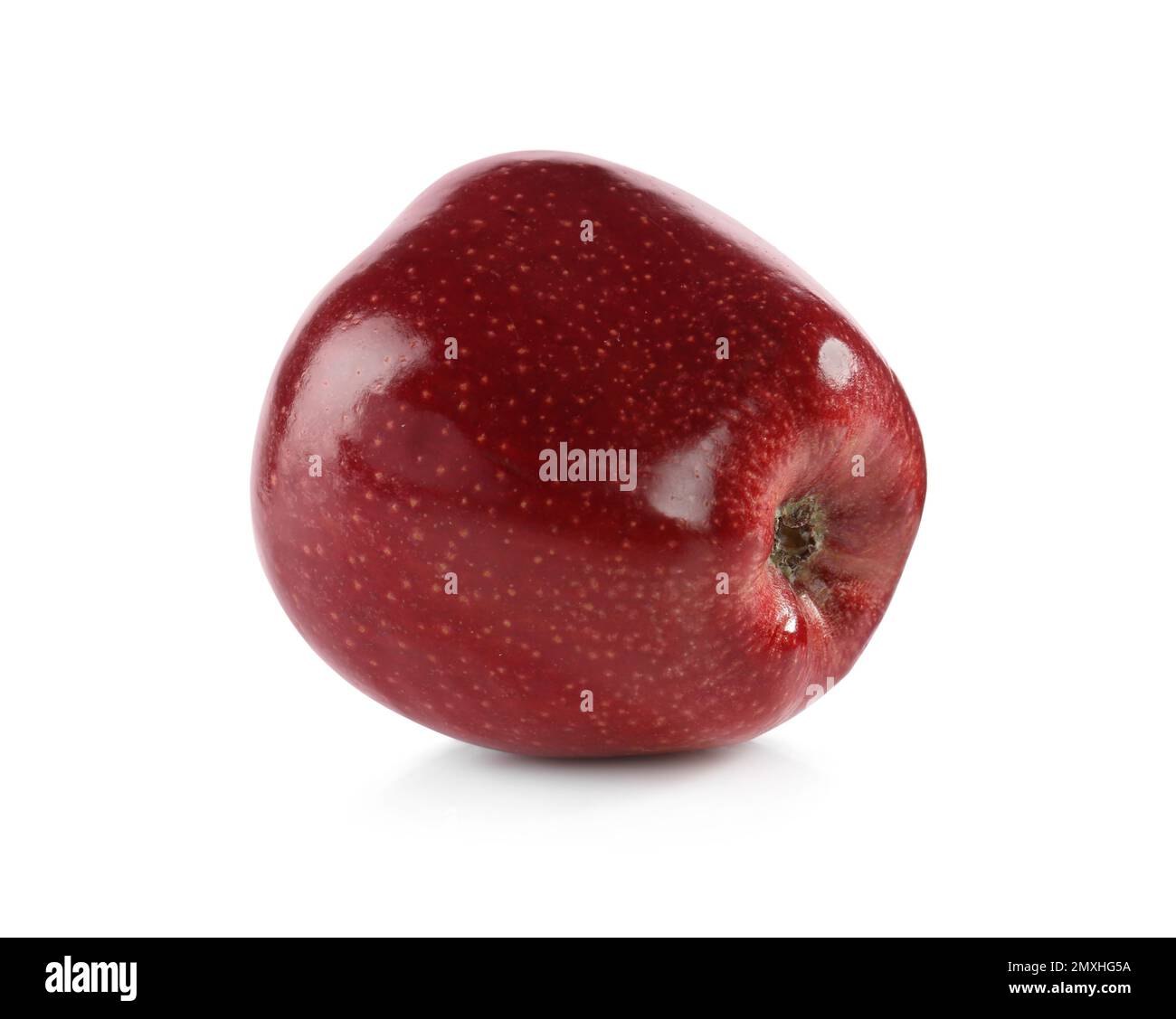 Fresh juicy red apple isolated on white Stock Photo - Alamy