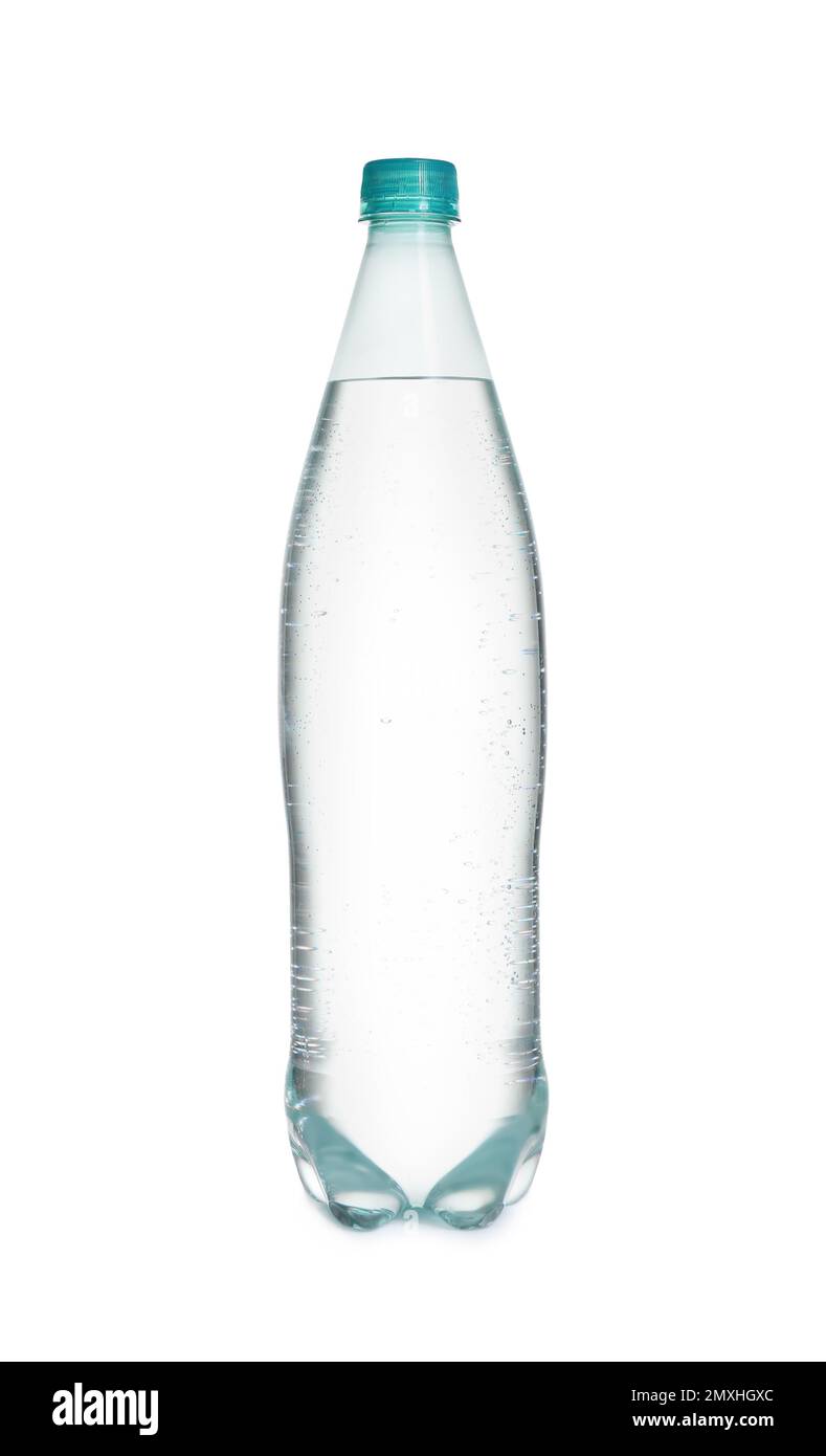 Plastic bottle of pure water isolated on white Stock Photo - Alamy