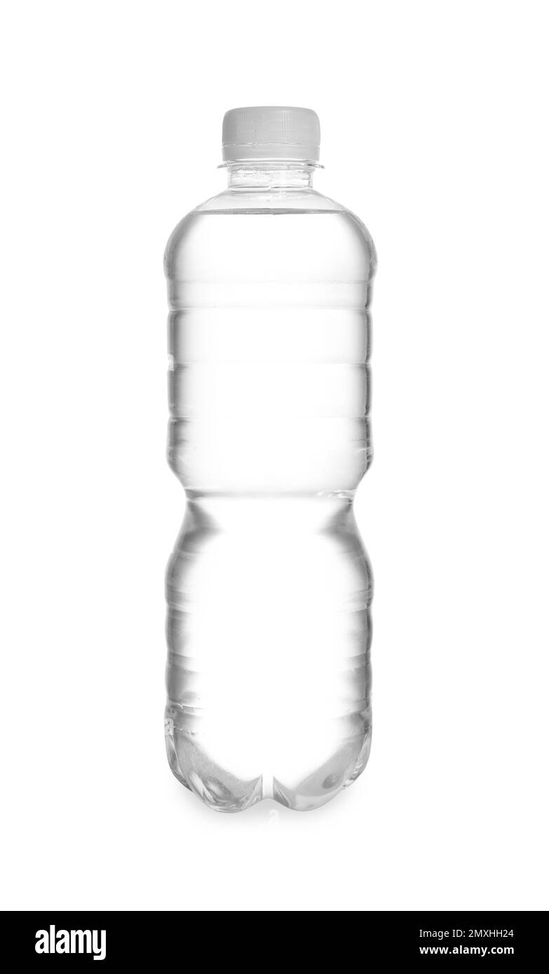 Plastic bottle of pure water isolated on white Stock Photo - Alamy