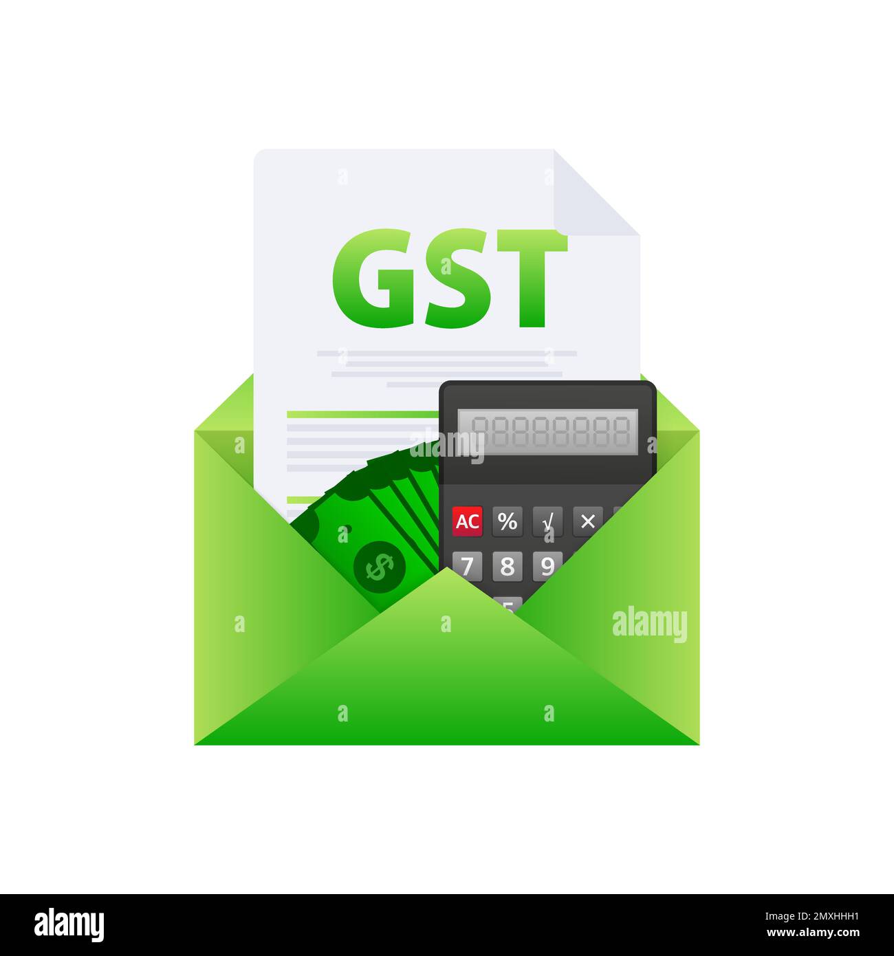 Icon tax gst Stock Vector Images - Alamy