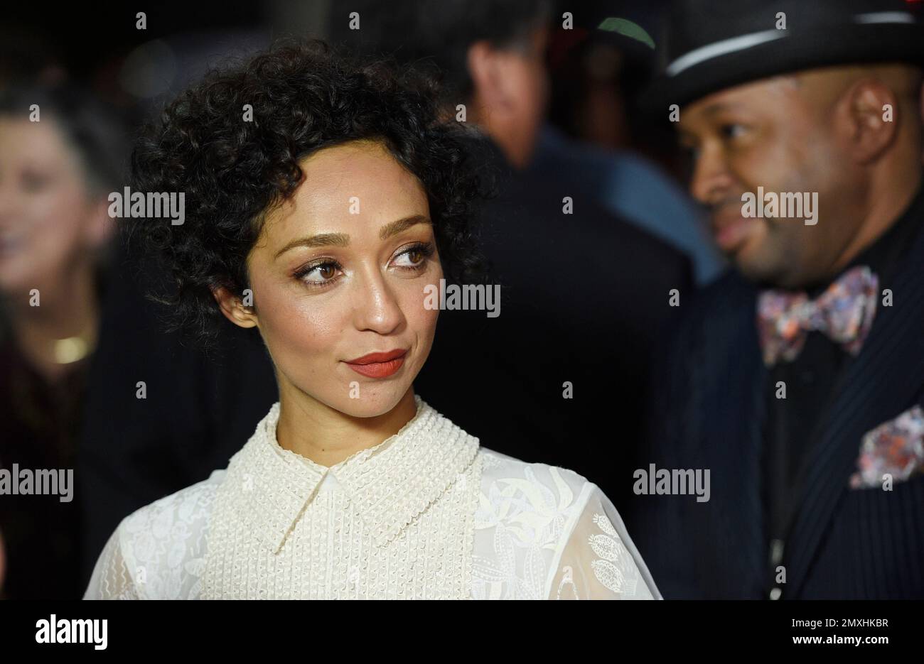 Ruth Negga, a cast member in "Loving," arrives at the premiere of the ...