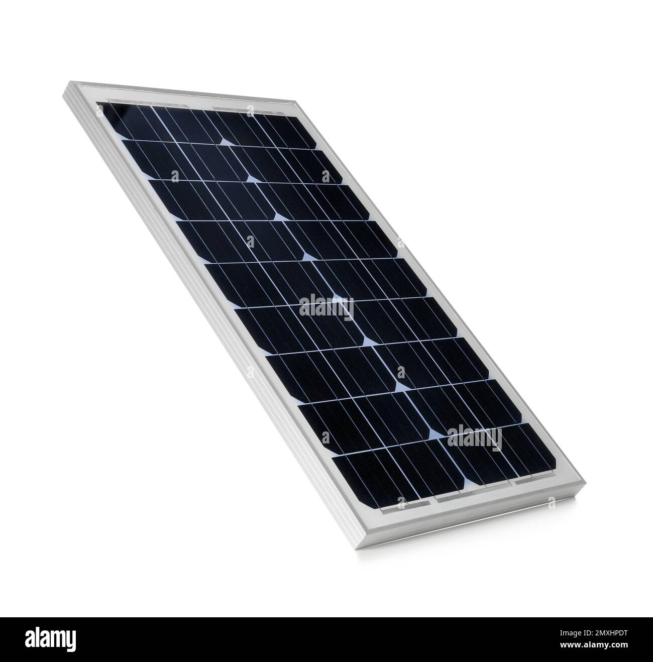 Solar panel isolated on white. Alternative energy source Stock Photo ...