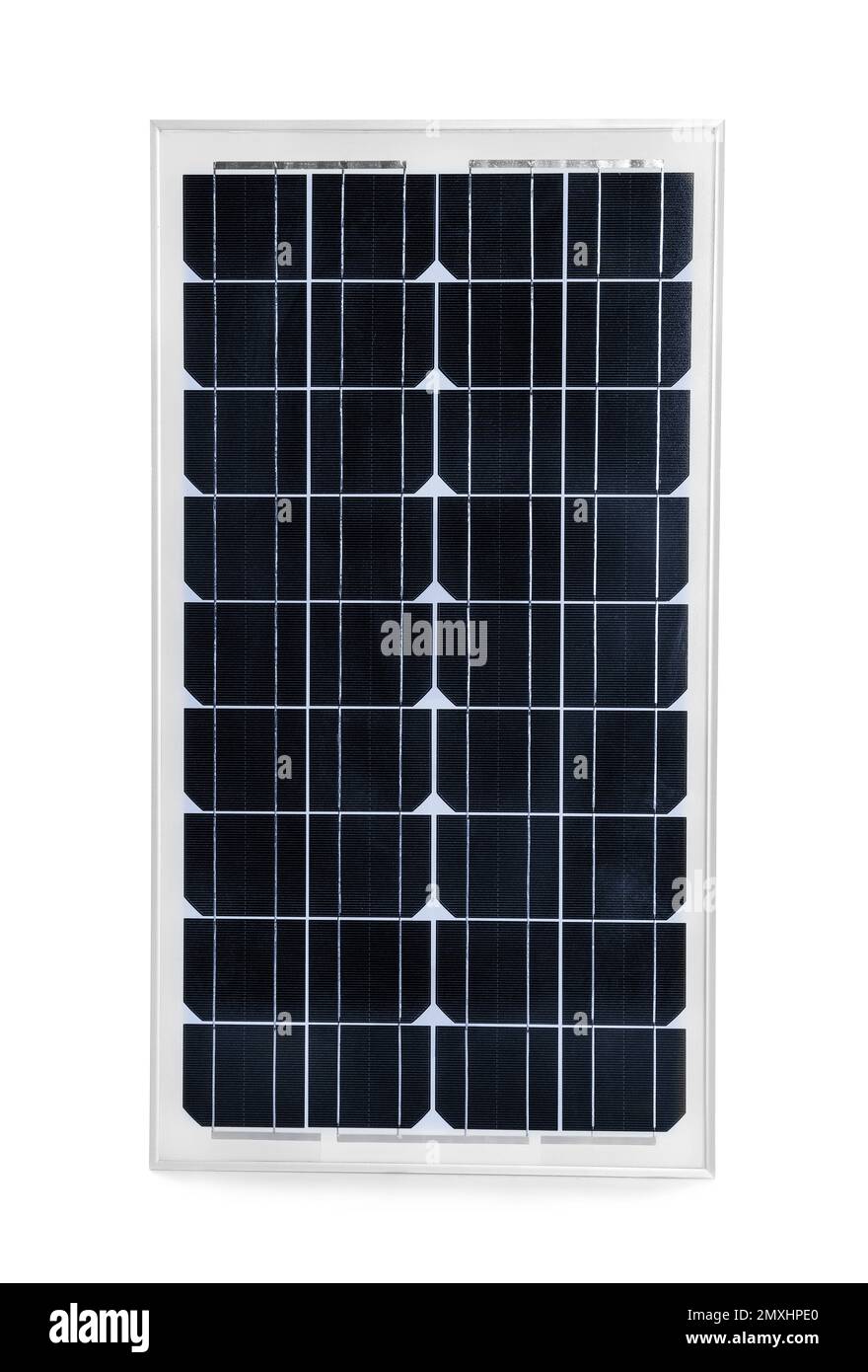Solar panel isolated on white. Alternative energy source Stock Photo ...