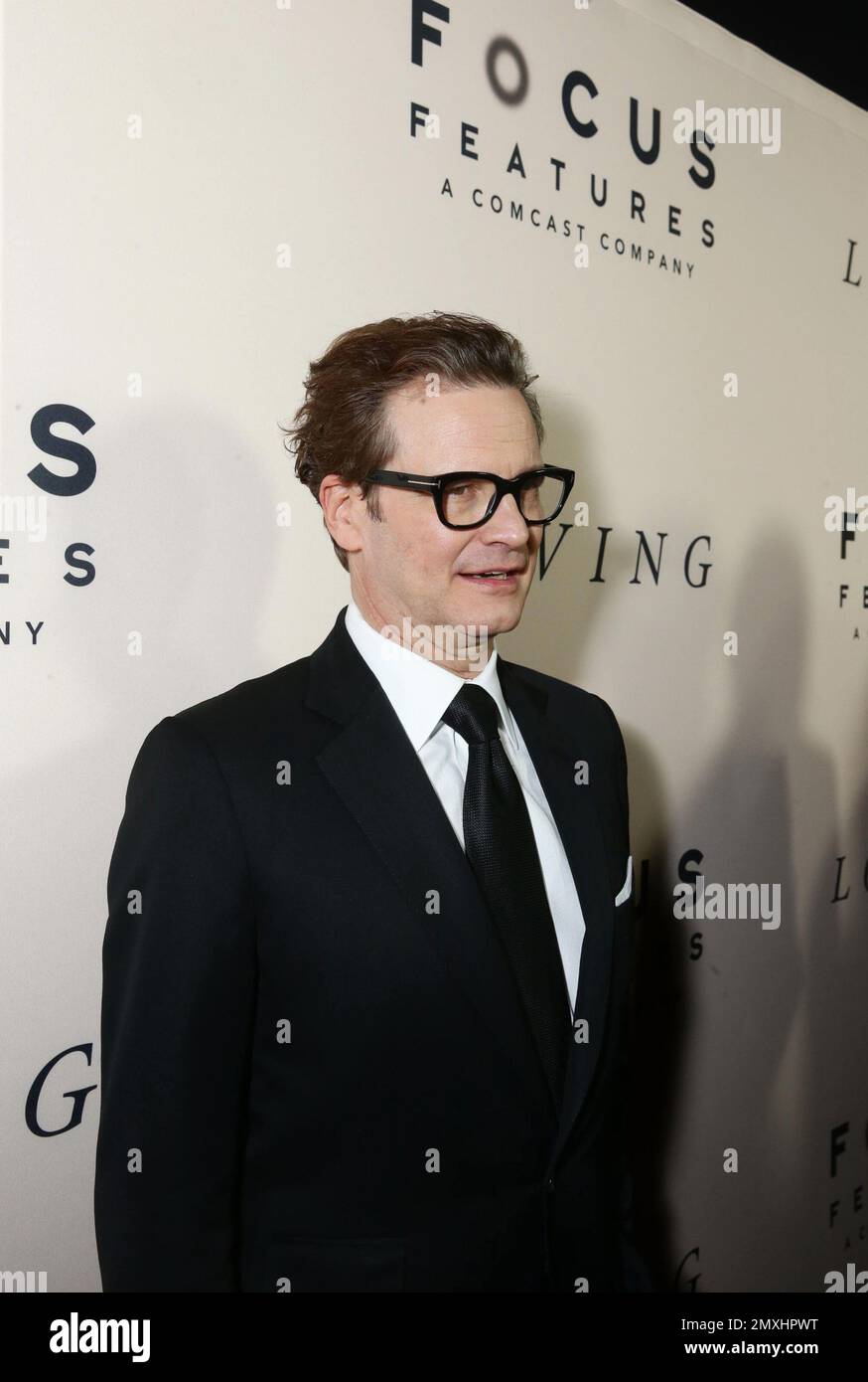 Colin Firth seen at the Los Angeles Premiere of Focus Features' LOVING ...