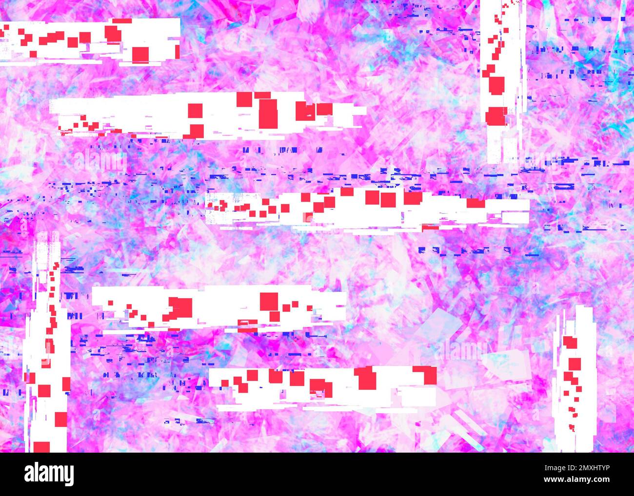 Abstract background interlaced digital glitch and distortion effect ...
