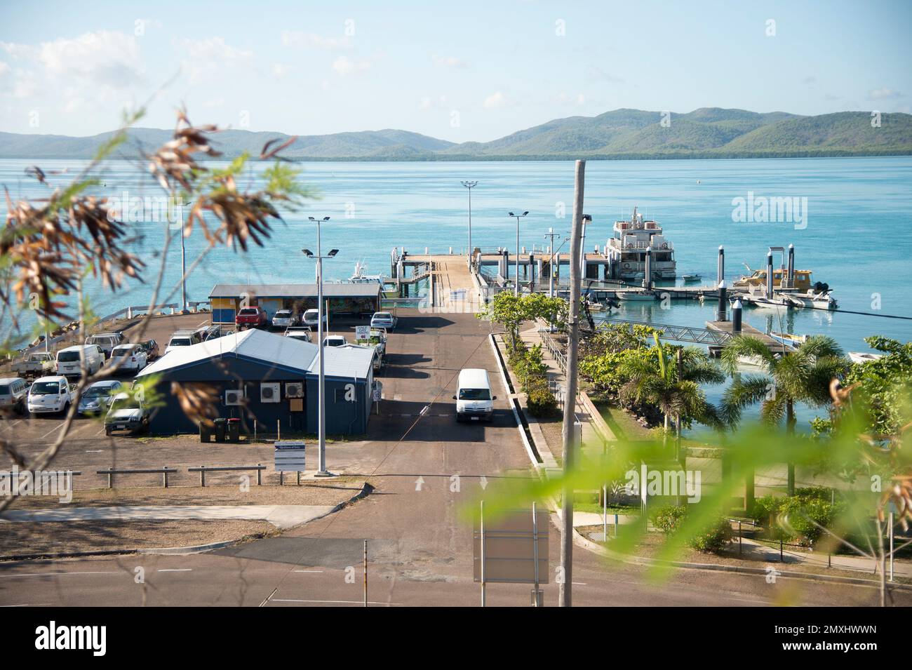 Ferry jetty on Thursday Island, Torres Strait Islands, Monday, October 31, 2022. (AAP Image ...