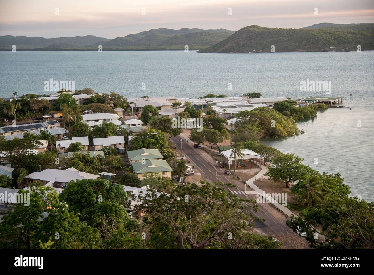 Thursday Island Hospital from Green Hill Fort, Torres Strait Islands ...