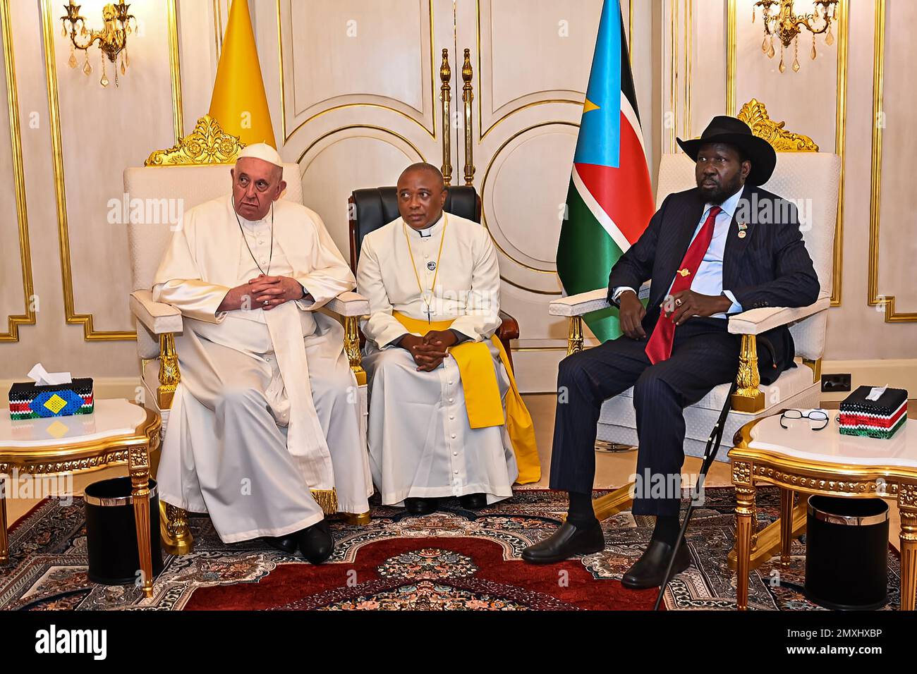 Juba, South Sudan. 03rd Feb, 2023. South Sudanese President Salva Kiir ...