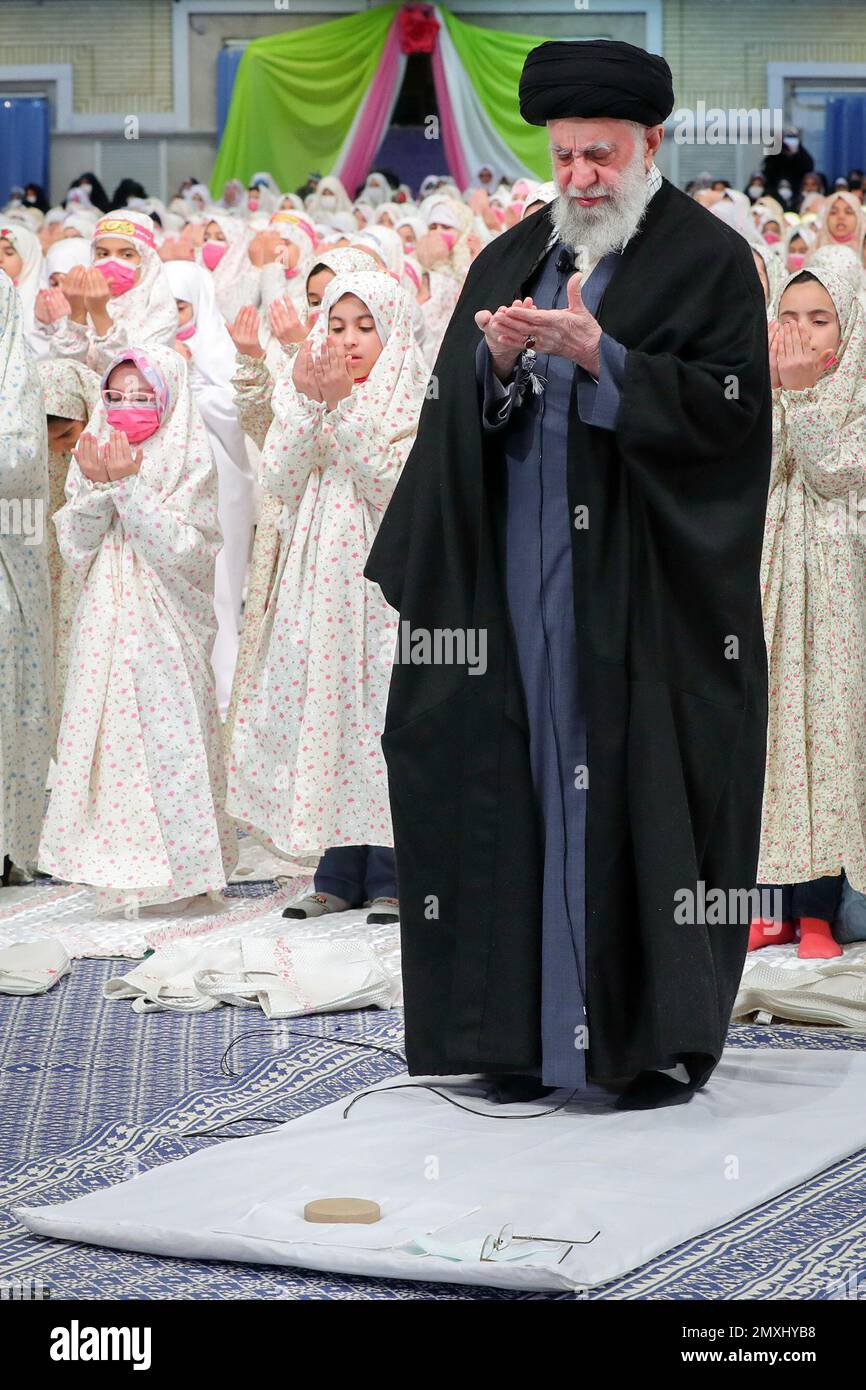 Tehran, Iran. 3rd Feb, 2023. This handout picture provided by the ...