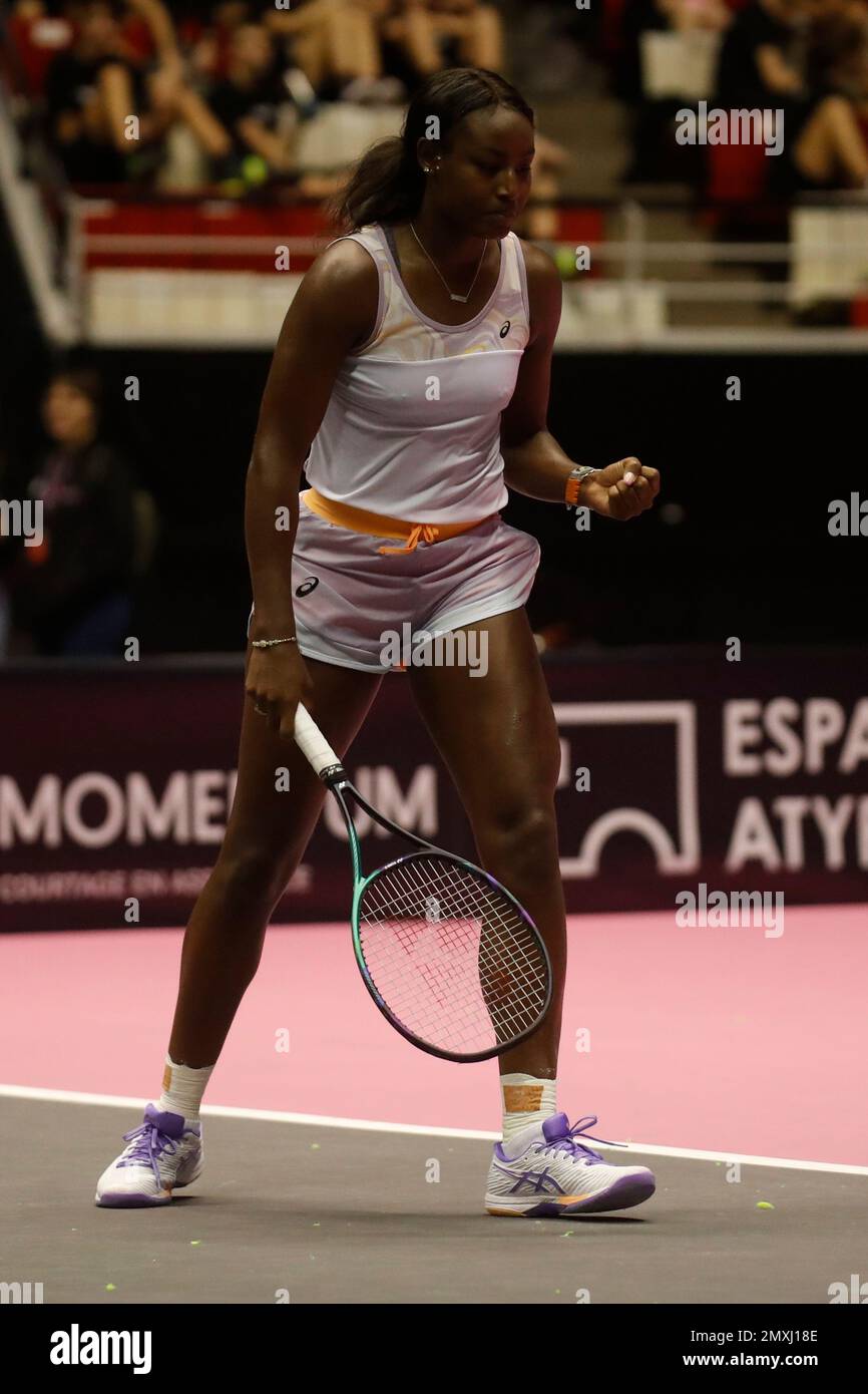 Alycia PARKS (USA) during the Open 6E Sens - Metropole de Lyon, WTA 250 ...