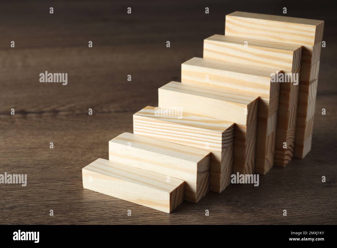 Growth made wooden blocks hi-res stock photography and images - Alamy