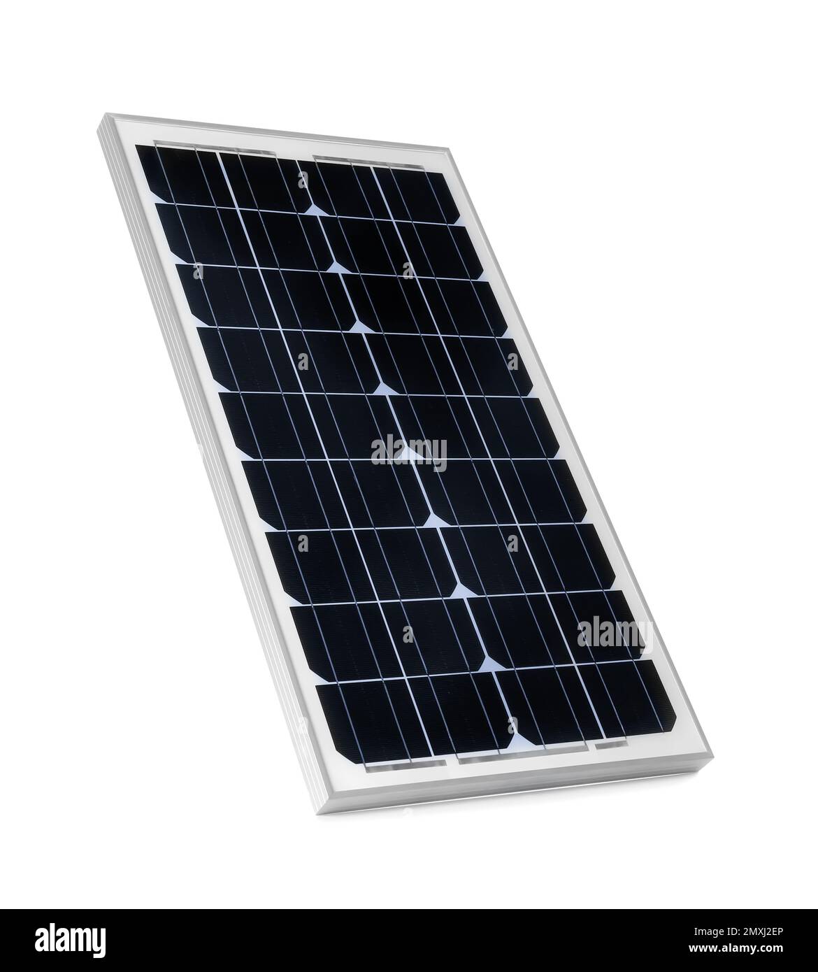 Solar panel isolated on white. Alternative energy source Stock Photo ...