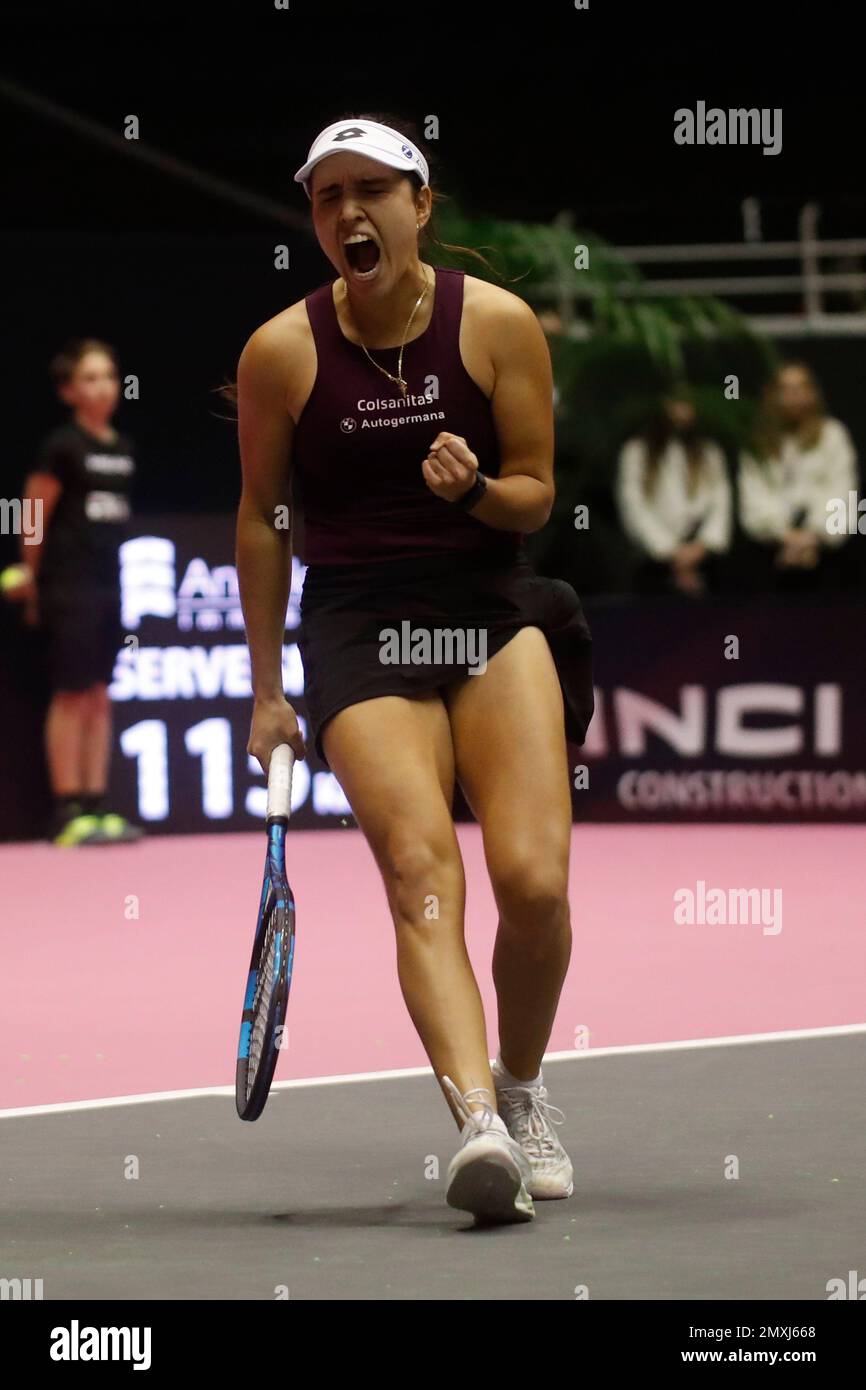 Camila OSORIO (COL) celebrate the victory during the Open 6E Sens ...