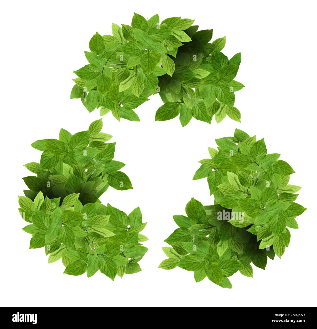 Organic recycling logo on Cut Out Stock Images & Pictures - Alamy