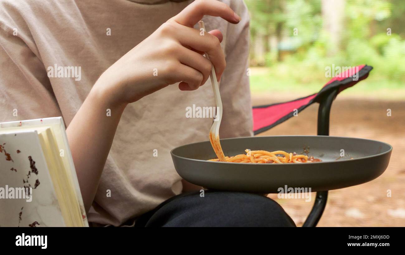 Woman spaghetti forest hi-res stock photography and images - Alamy