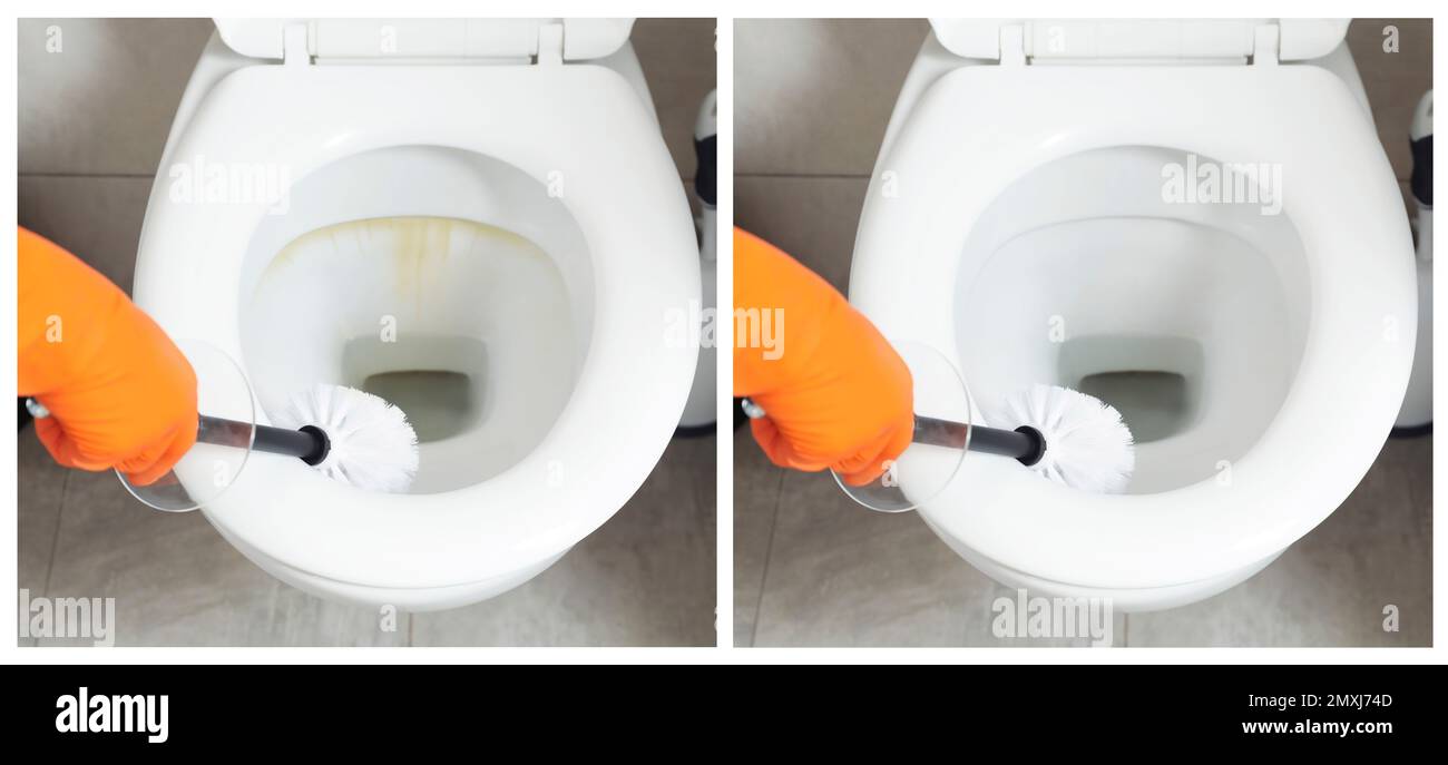 Ceramic toilet bowl in Cut Out Stock Images & Pictures - Alamy