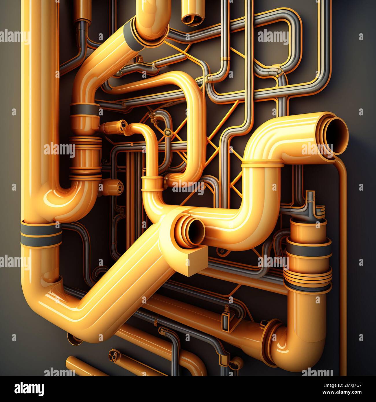 Maze of pipes hi-res stock photography and images - Alamy