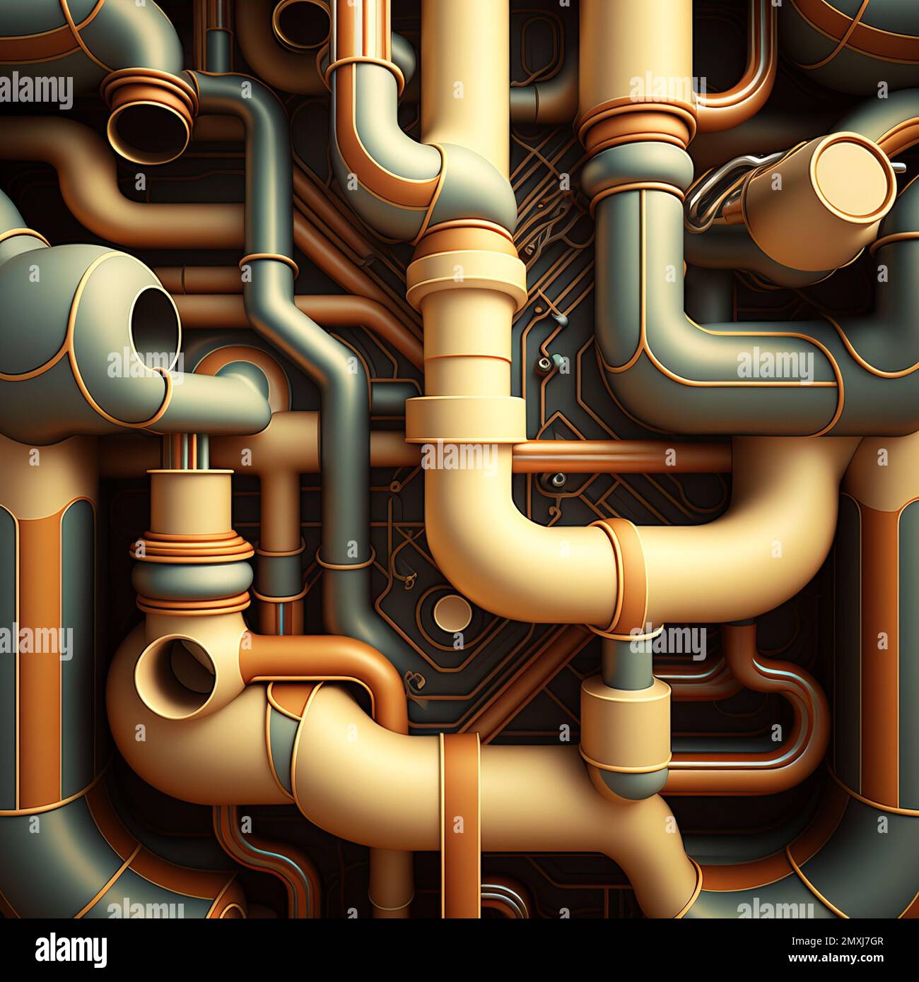 Maze of pipes hi-res stock photography and images - Alamy