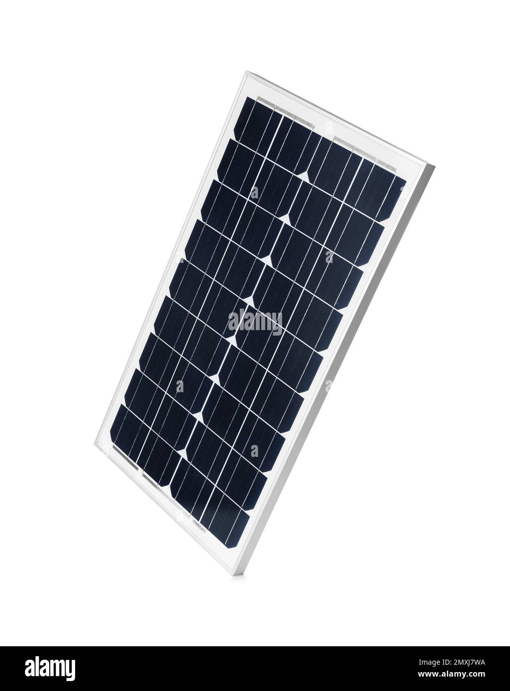 Solar panel isolated on white. Alternative energy source Stock Photo ...