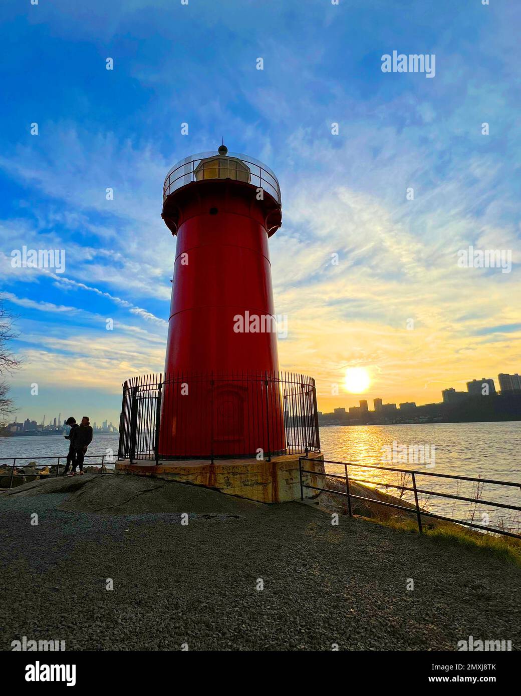 New York, NY, USA. 2nd Feb, 2023. The Little Red Lighthouse, officially ...