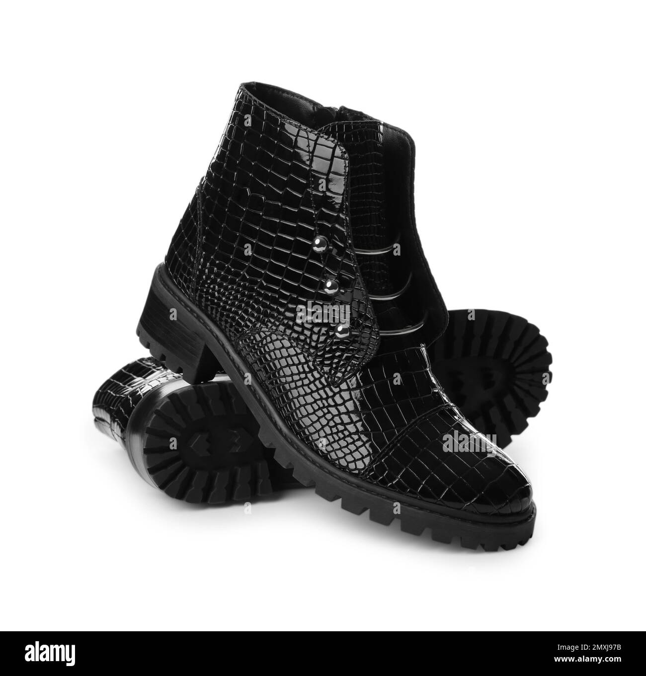 Stylish ankle boots hi-res stock photography and images - Alamy