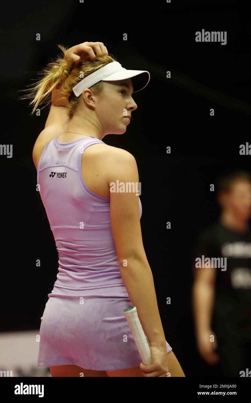 Linda NOSKOVA (CZE) during the Open 6E Sens - Metropole de Lyon, WTA ...