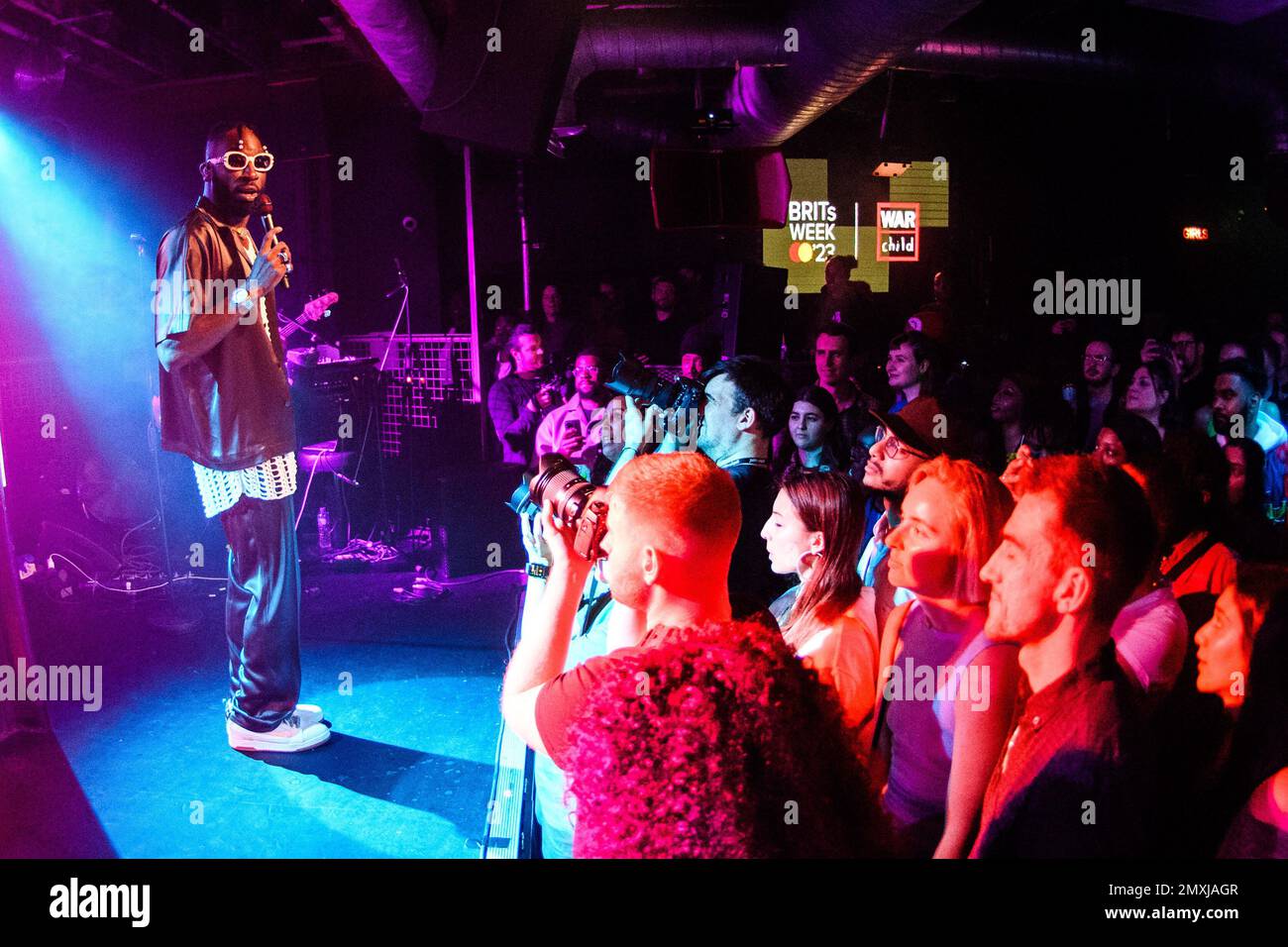 London, UK. 2 February 2023. Kojey Radical performing at XOYO in London ...