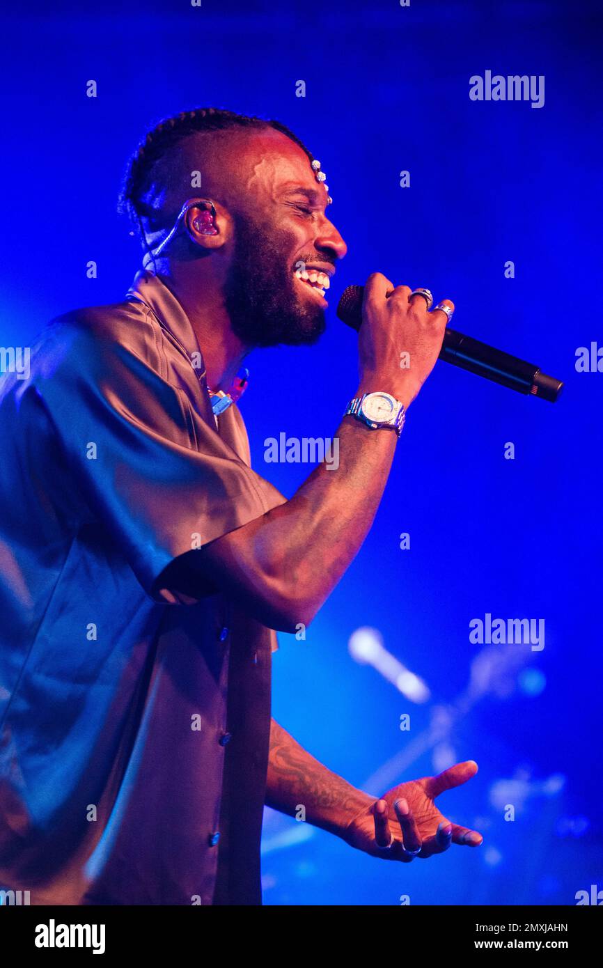 London, UK. 2 February 2023. Kojey Radical performing at XOYO in London ...