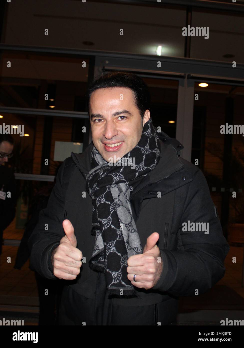 Bülent Ceylan nach der Aufzeichnung der MDR-Talkshow 'Riverboat' im ...