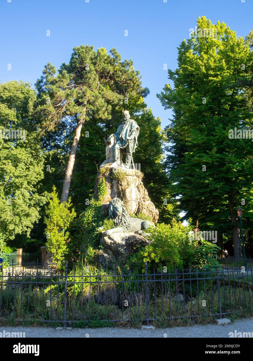 Giuseppe Garibaldi Monument, Castello, Venice Stock Photo - Alamy