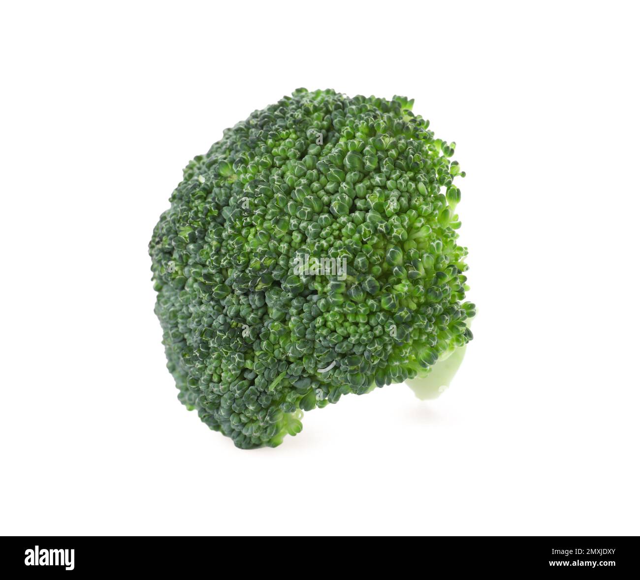 Fresh green broccoli isolated on white. Organic food Stock Photo - Alamy