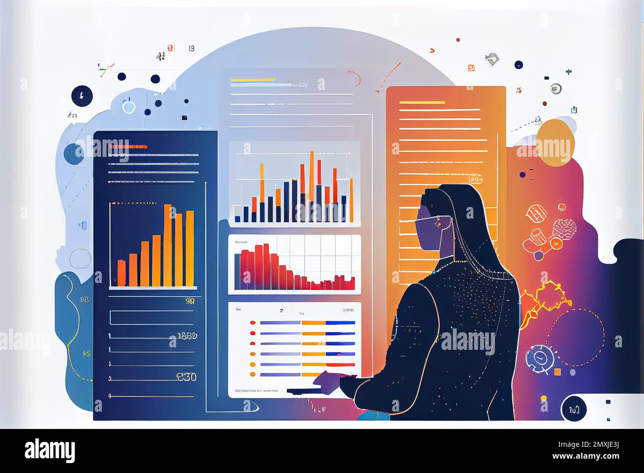 Analytical graphs hi-res stock photography and images - Alamy