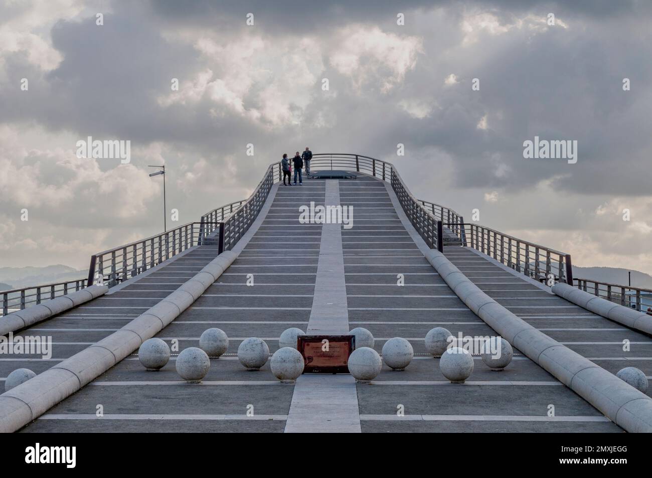 Exterior of the famous ship-shaped building, interpretation center of ...