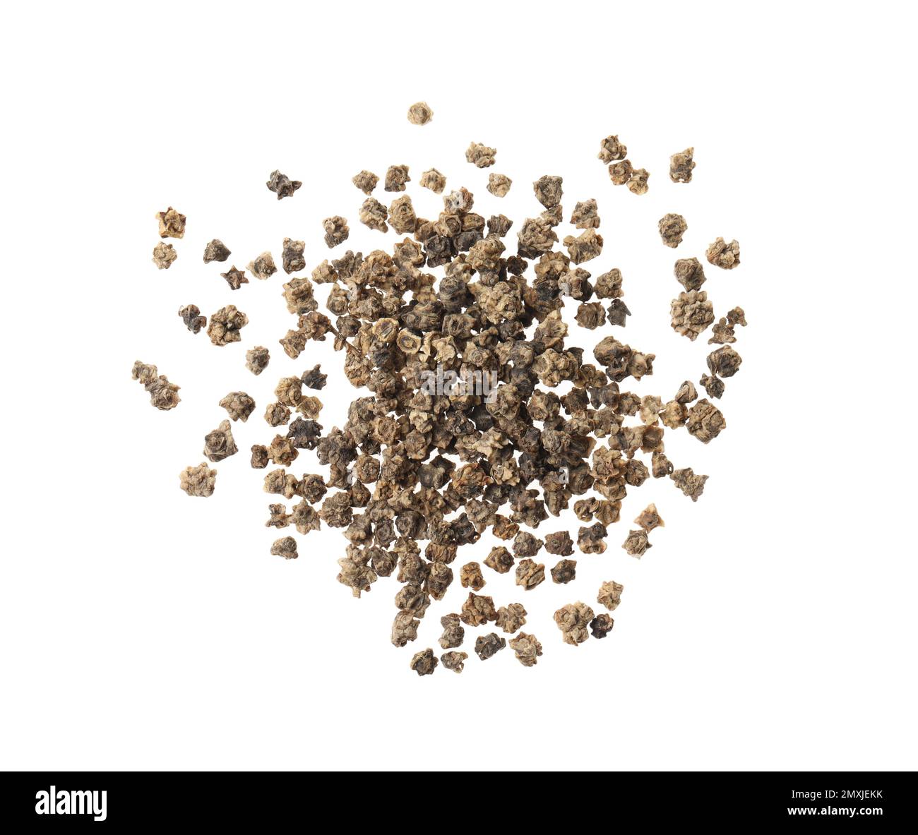 Pile of raw beet seeds on white background, top view. Vegetable ...