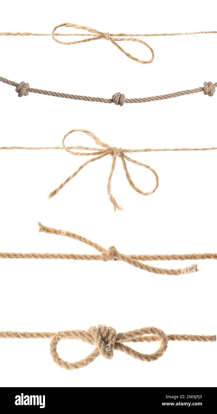 Jute ropes Cut Out Stock Images & Pictures - Alamy