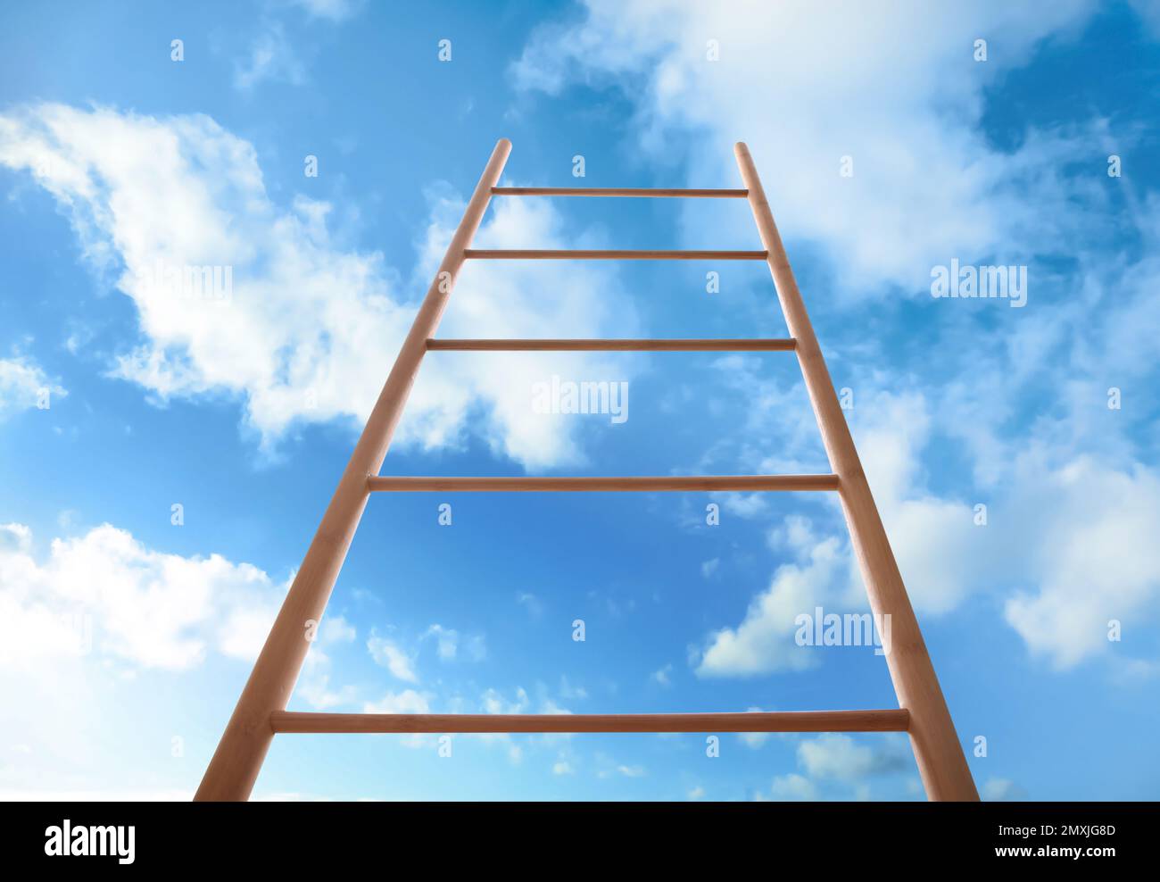 Ladder sky success rise clouds hi-res stock photography and images - Alamy