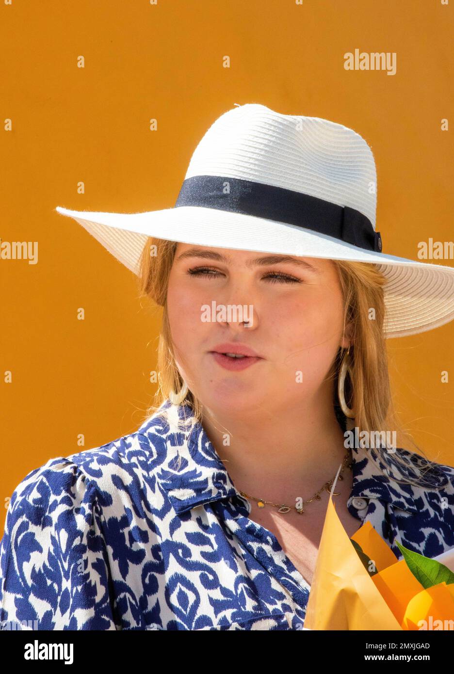 Princess Amalia of The Netherlands at Hofi Mango in Santa Cruz, on ...